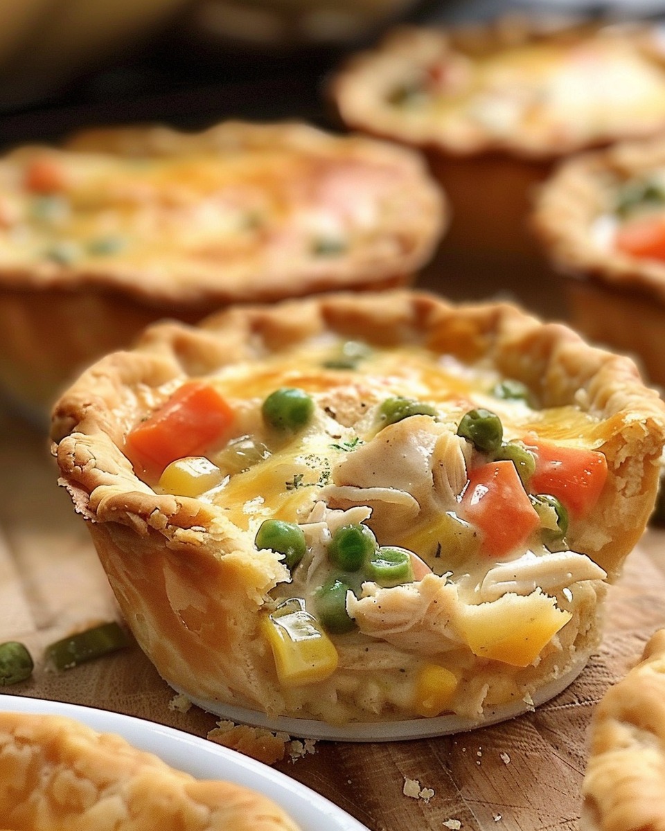Mini Chicken Pot Pies: A Comfort Food Classic in Bite-Sized Portions ...