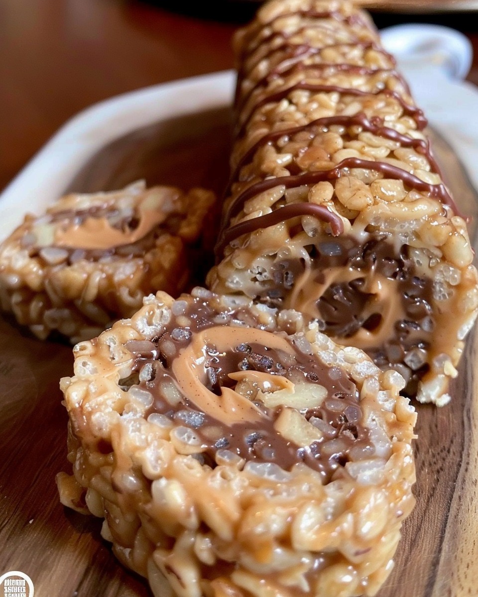 Chocolate Peanut Butter Rice Krispies Roll: The Ultimate Sweet Treat ...